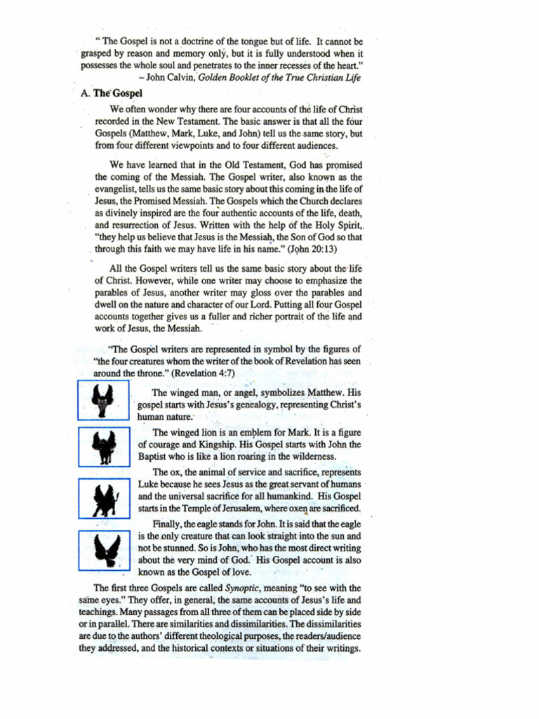 Gospel Handouts | PDF