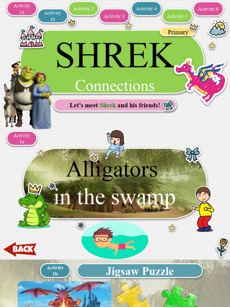 Primary - Shrek - Connections Lessons - PPT | PDF