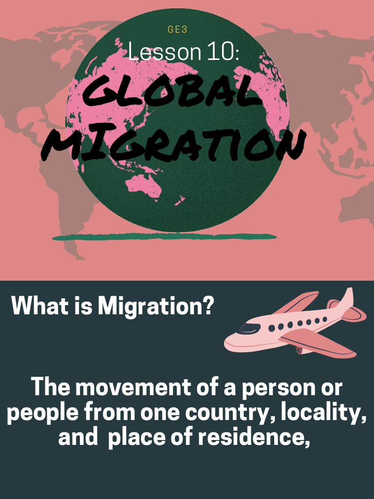 Understanding Global Migration Trends | PDF | Social Science