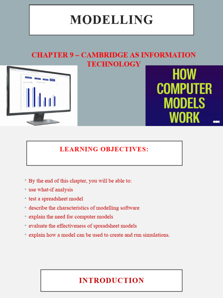 Chapter 9-Modelling | PDF