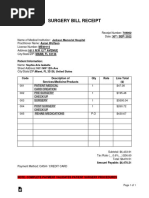 Detailed Bill Breakup Format | PDF | Law