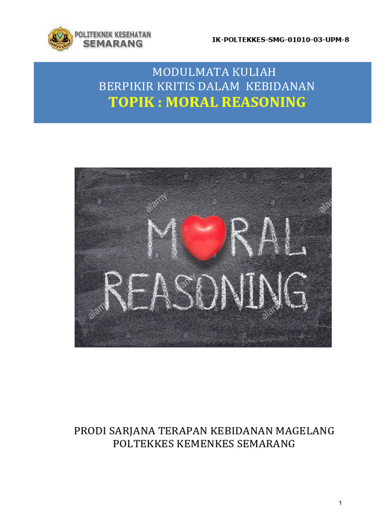 Pemahaman Moral Reasoning dalam Kebidanan | PDF