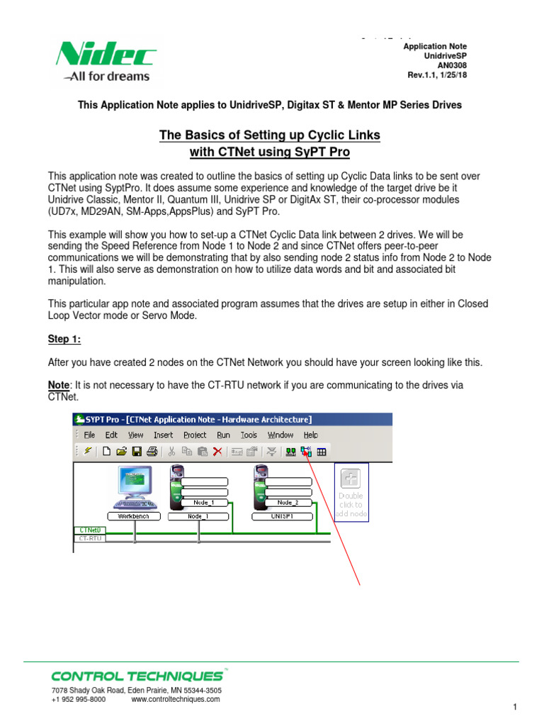 AN0308 Setting Up Cyclic Links With CTNet Using SyPT Pro | PDF | Node (Networking) | Computer ...