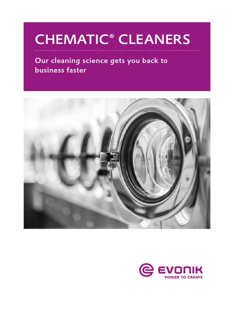 Evonik Chematic Cleaners | PDF