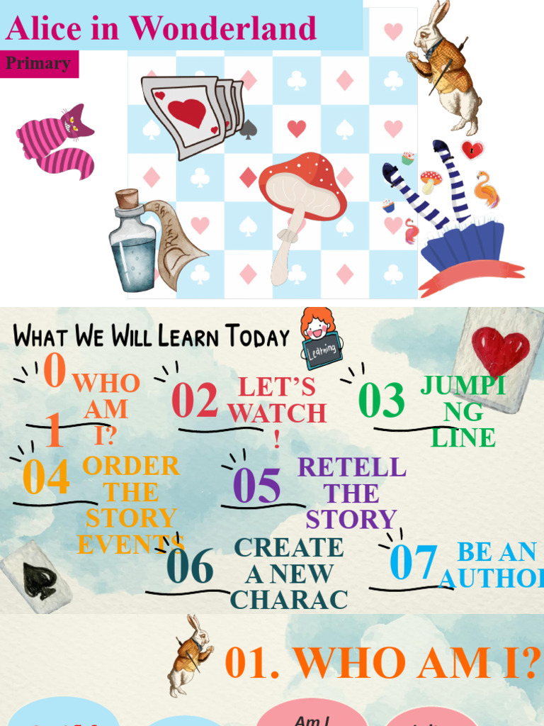 Primary - Connections - Alice in Wonderland - PPT | PDF