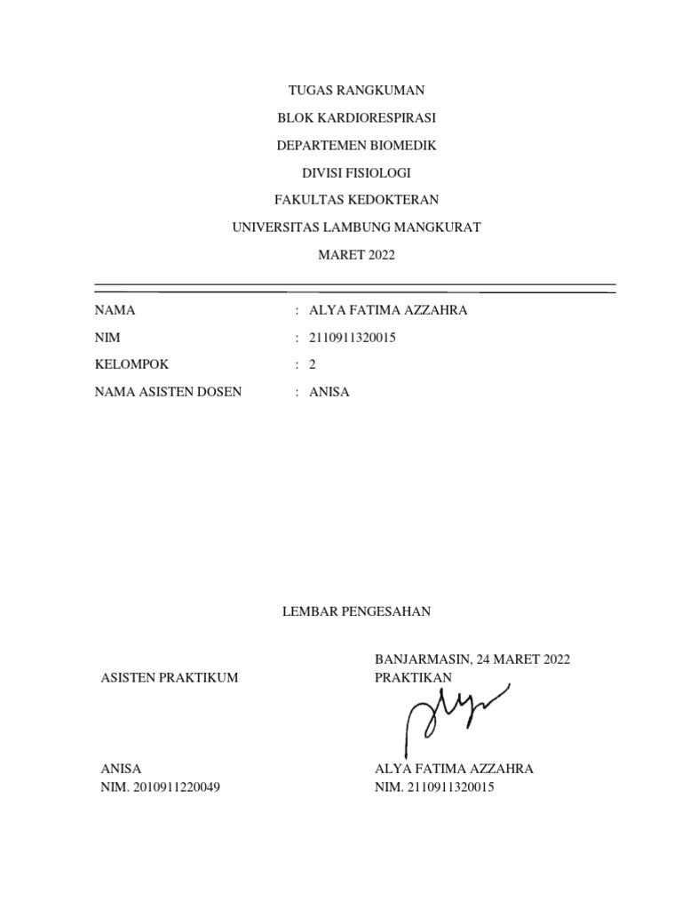 Contoh Tugas Rangkuman Beserta Scan Jurnal | PDF