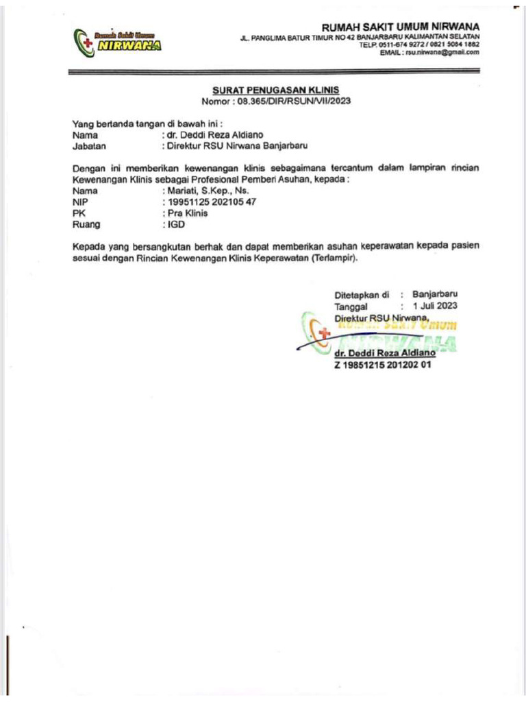 SIK RKK PPA (Perawat) | PDF