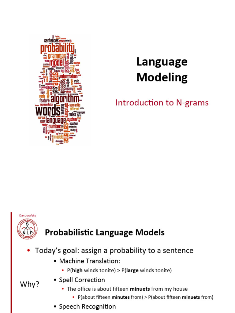 Language Modeling and Spelling Correction | PDF