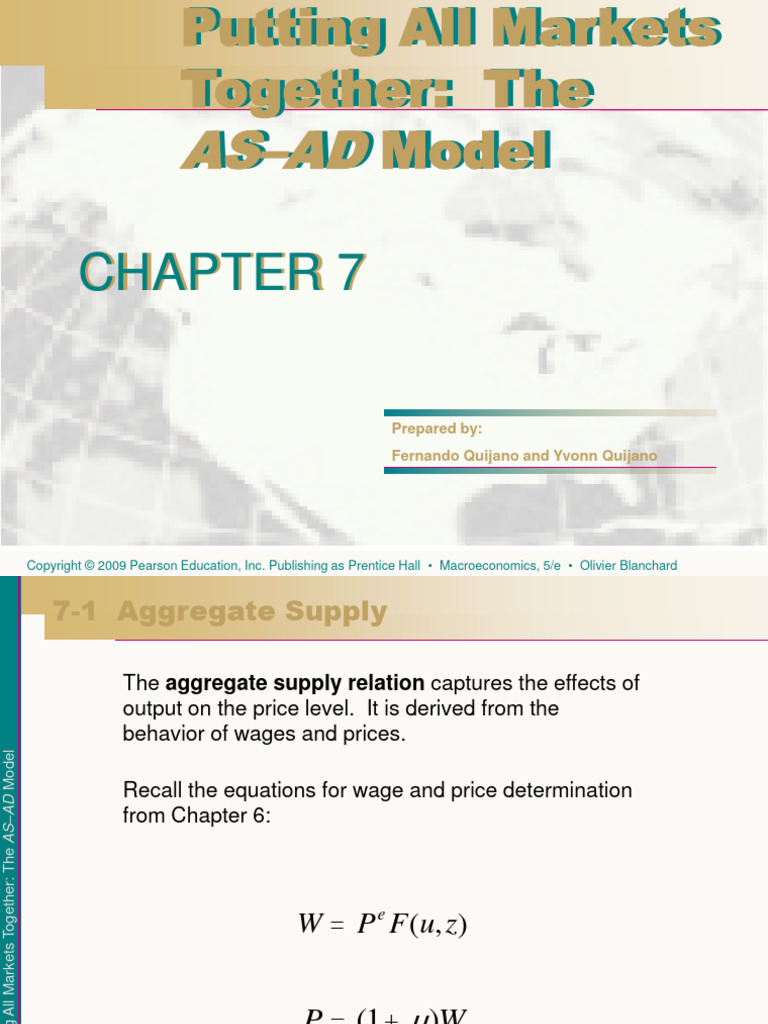AS-AD Model | PDF