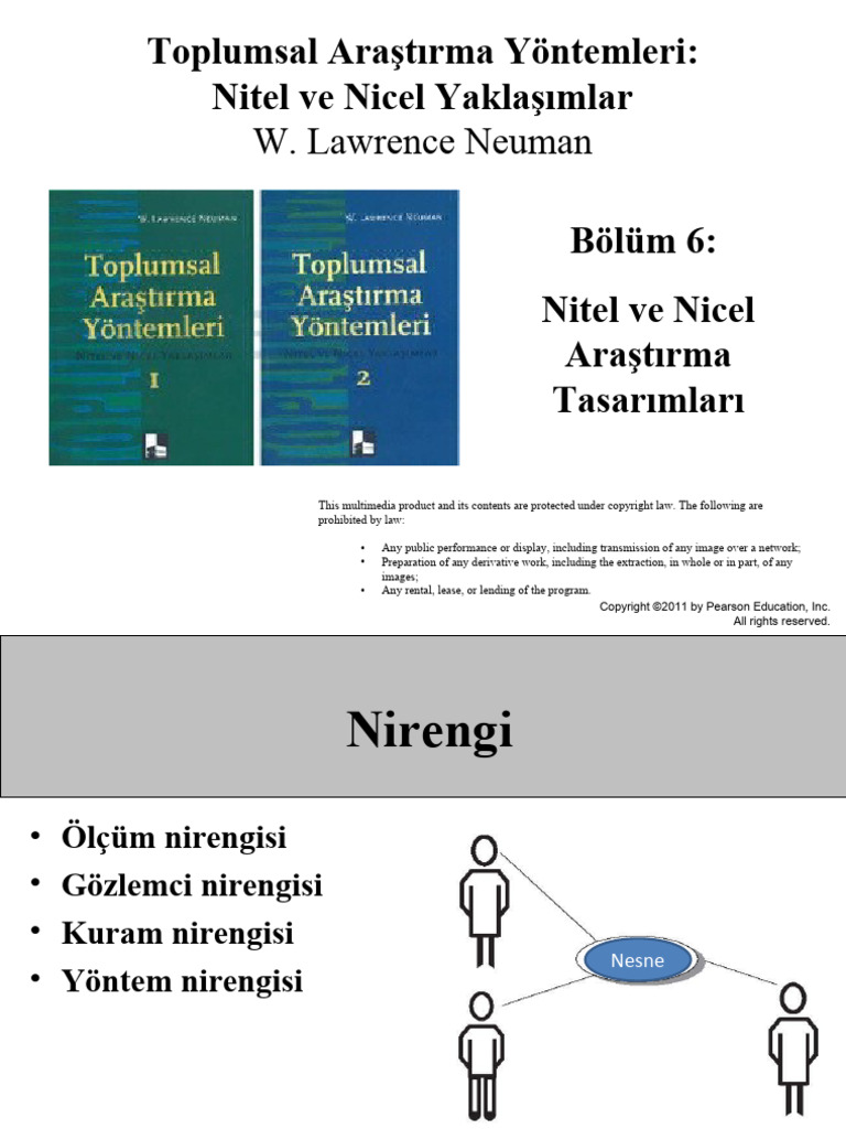 Bölüm 6 - Nitel Ve Nicel Araştırma Tasarımları | PDF