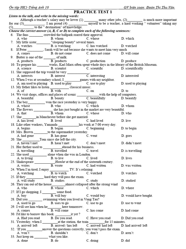 Practice Test 1 Pdf 6234