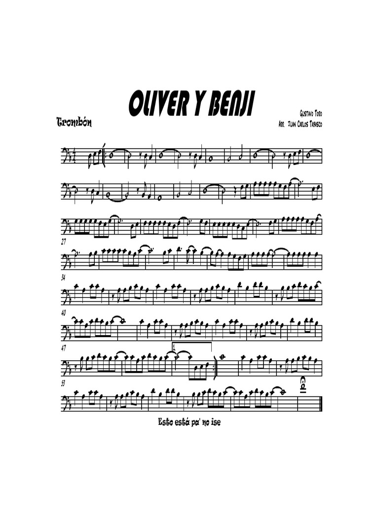 Oliver y Benji Trombón | PDF