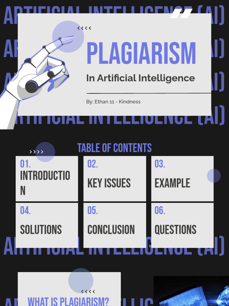 Plagiarism in Artificial Intelligence | PDF