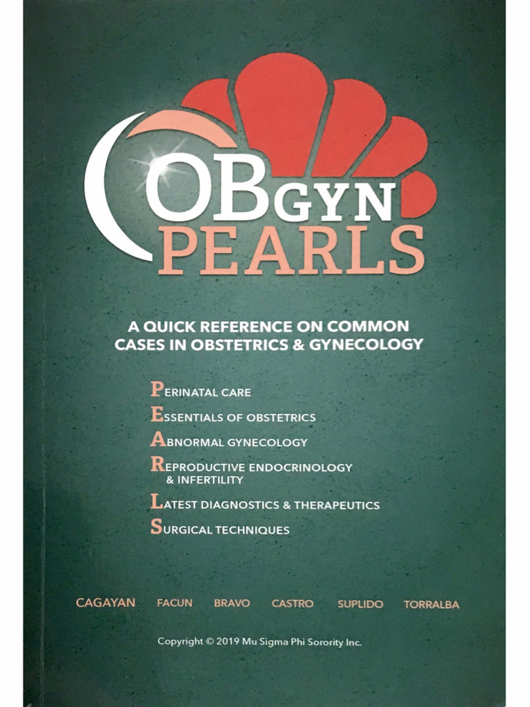 Obgyn Pearls 2019 | PDF