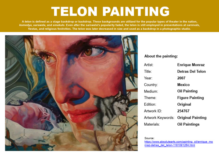Telon Painting | PDF
