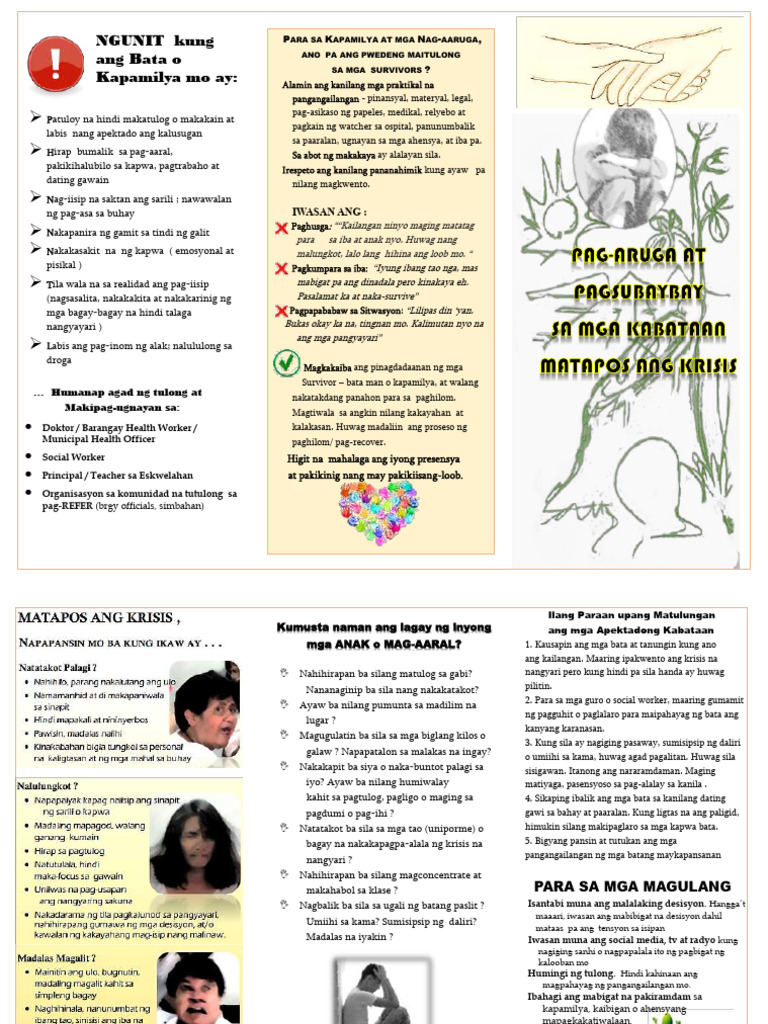 Psychoeducation pamphlet in Filipino | PDF