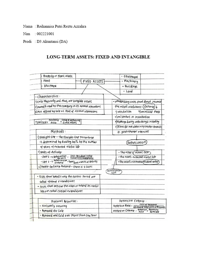 Long-Term Assets: Fixed vs. Intangible | PDF