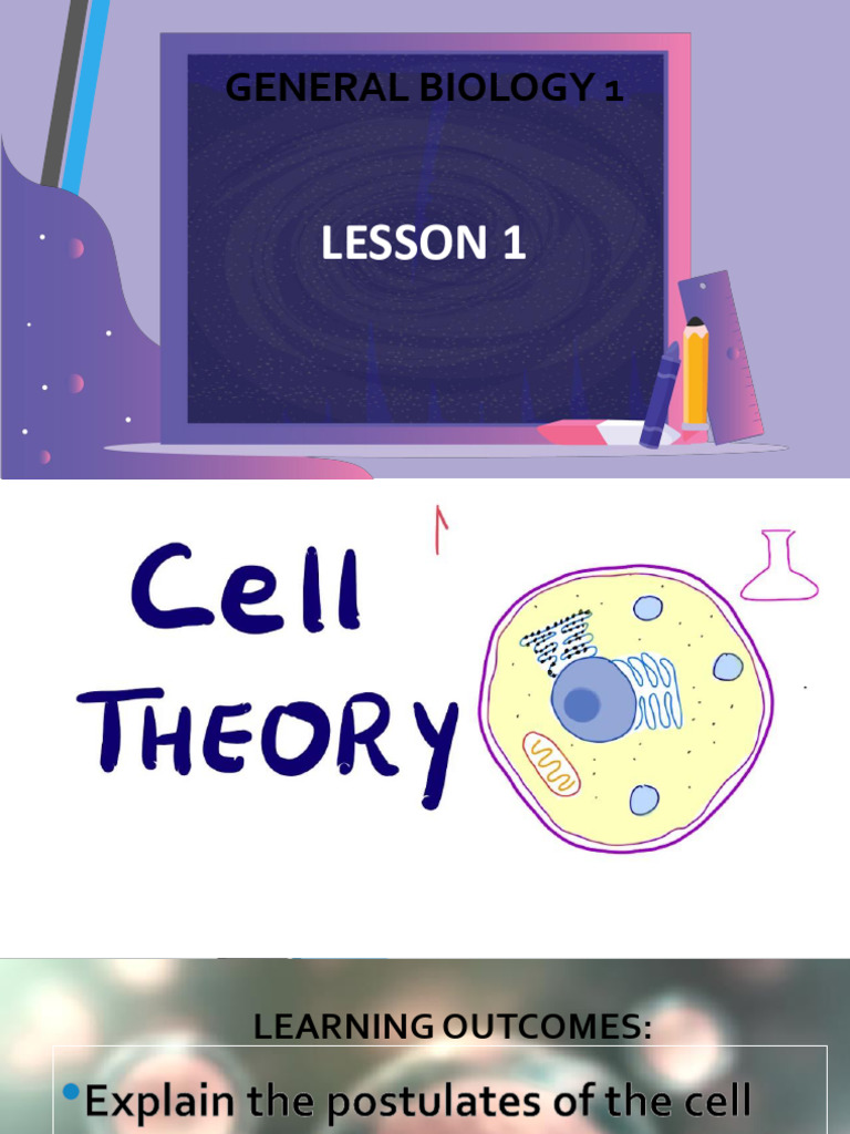 Gen Bio Cell Theory | PDF