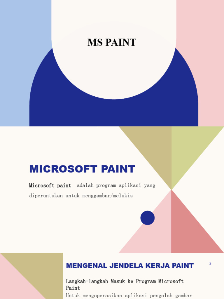 Panduan Menggunakan Microsoft Paint | PDF