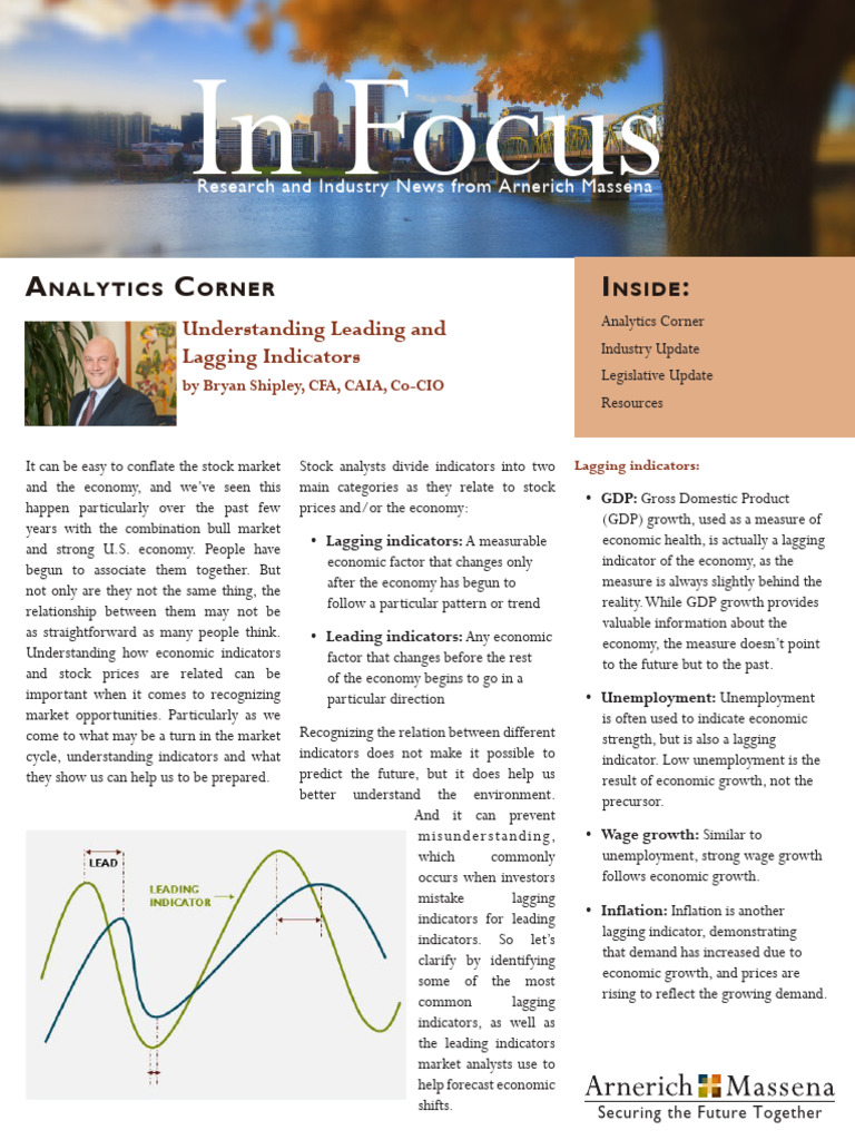 Understanding Leading And Lagging Indicators Jan 2019 Pdf