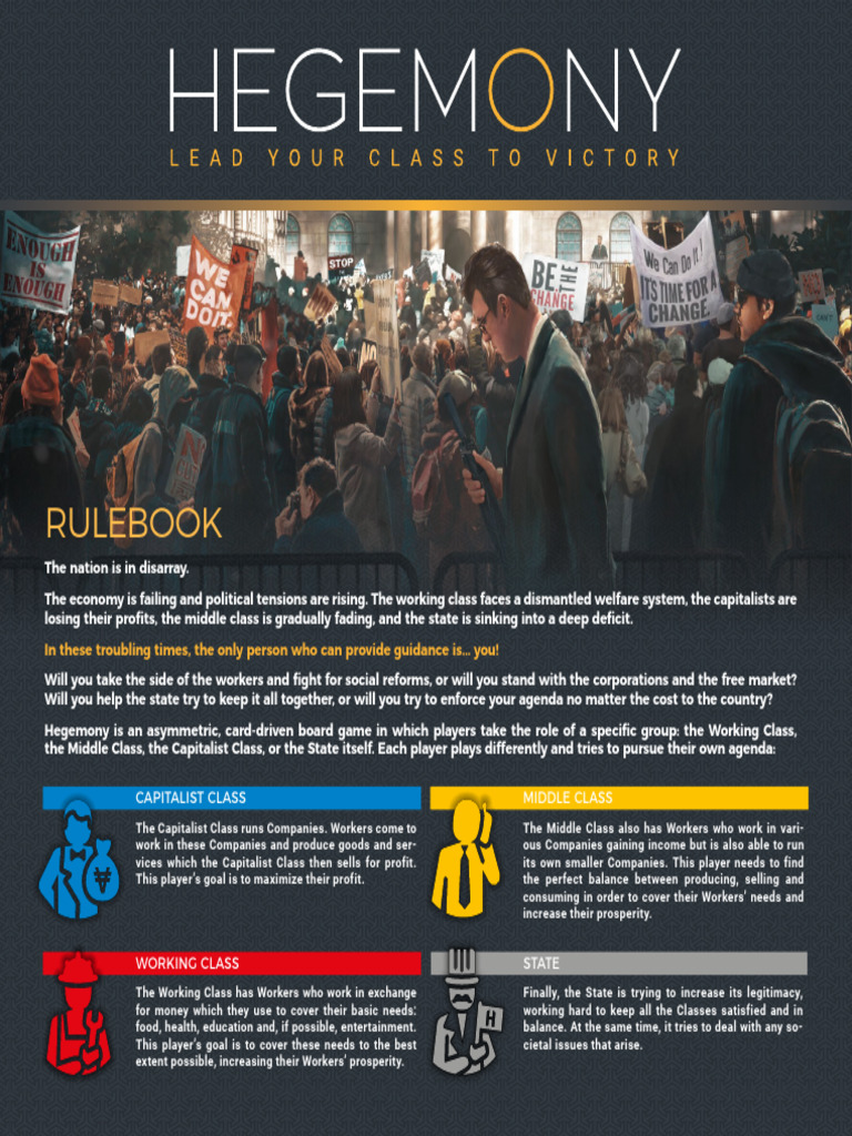 Hegemony - English Rulebook v1.1 - Highlighted Changes | PDF