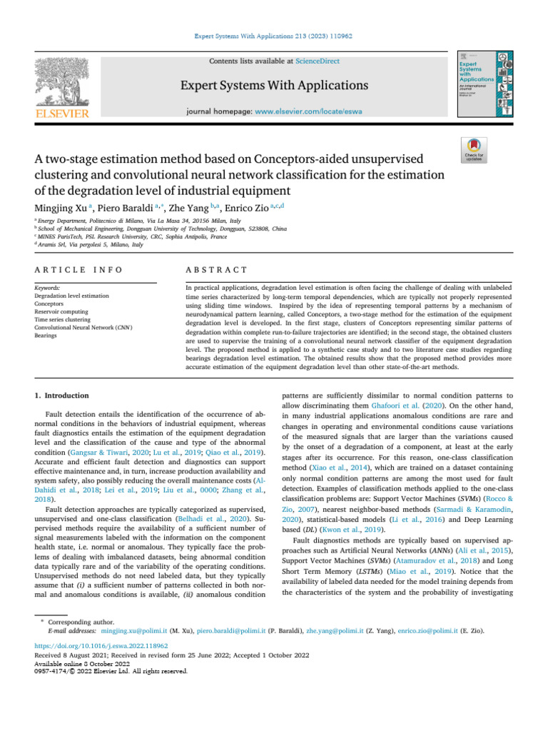 A Two Stage Estimation Method Based On Conceptors Aided Unsup 2023 Expert Sy | PDF | Cluster ...