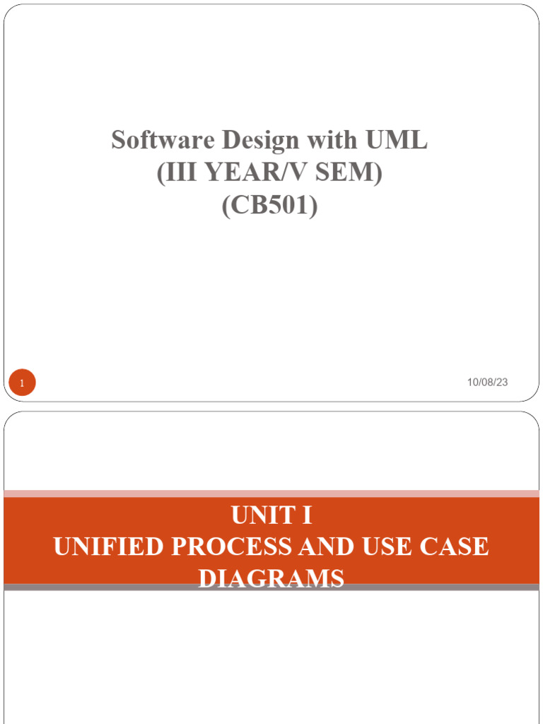 OOAD Unit1 | PDF | Use Case | Point Of Sale