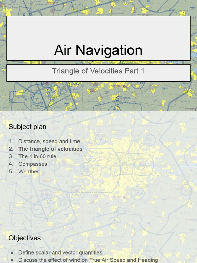 Air Navigation - Triangle of Velocities Part 1 | Download Free PDF ...