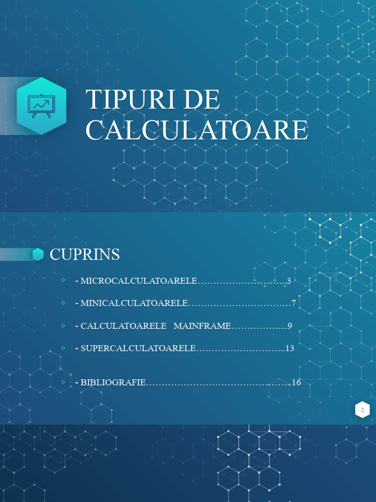 Cele 4 Tipuri de Calculatoare IX A | PDF