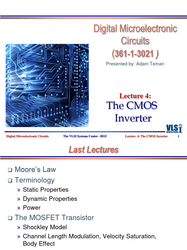 Understanding CMOS Inverter Basics | PDF