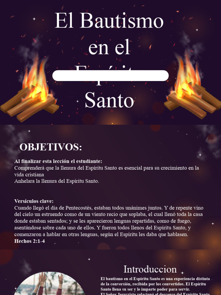 El Bautismo en El Espiritu Santo | PDF