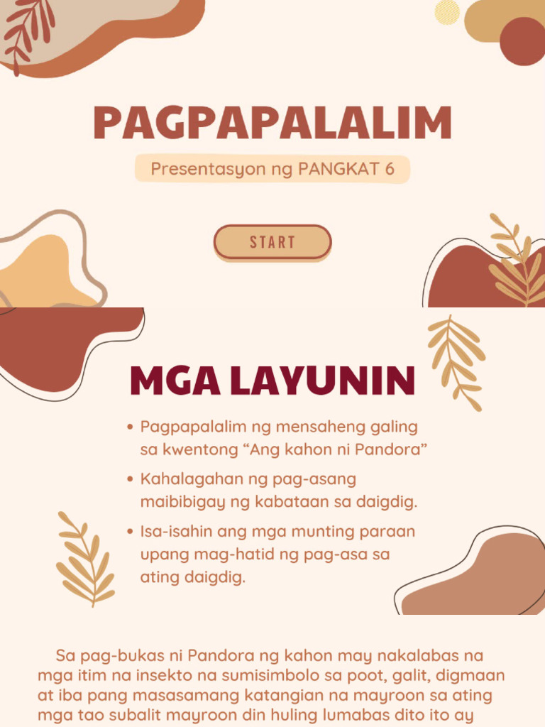 Filipino Presentation Group 6 | PDF