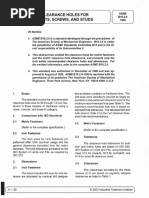 Clearance Hole ISO 273 1979 | PDF | Engineering Tolerance | Screw