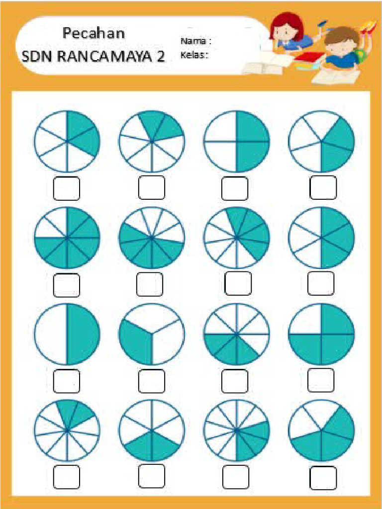 latihan matematik pecahan | PDF