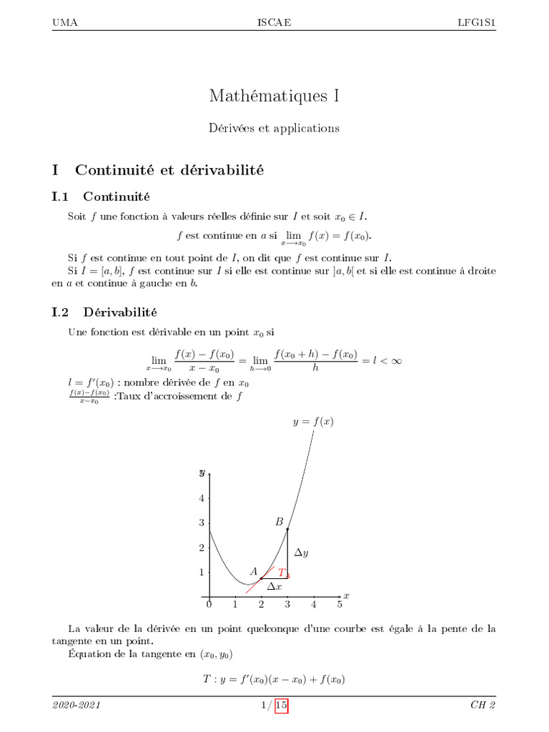 Cour Math Analyse Chap2 | PDF