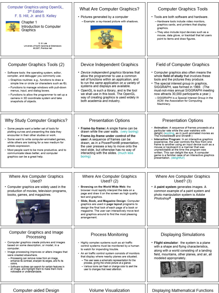 Computer Graphics using OpenGL, 3rd Edition_Slides | PDF