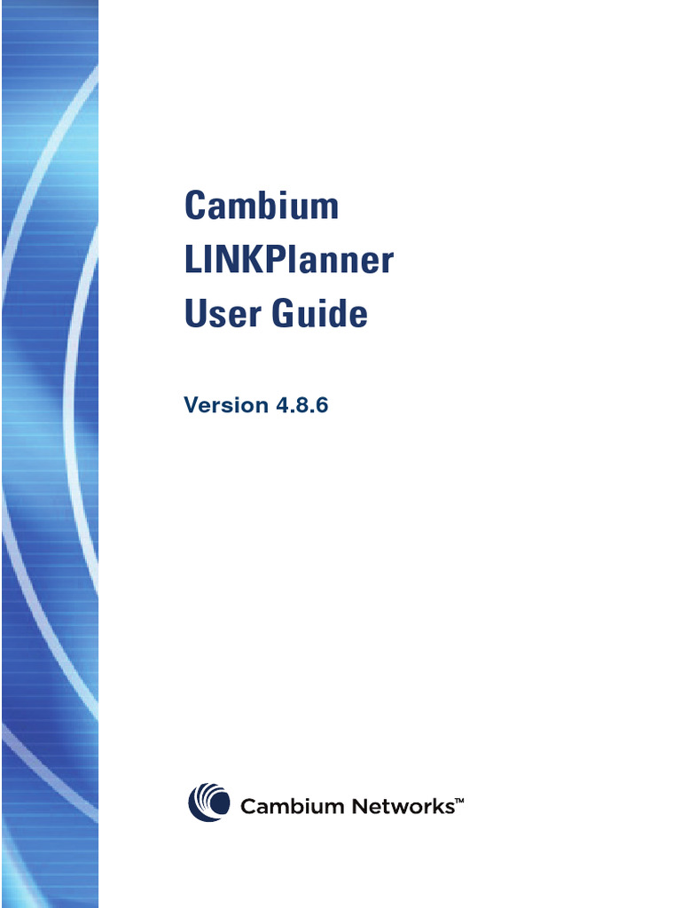 Link Planner User Guide v4.8.6 | PDF