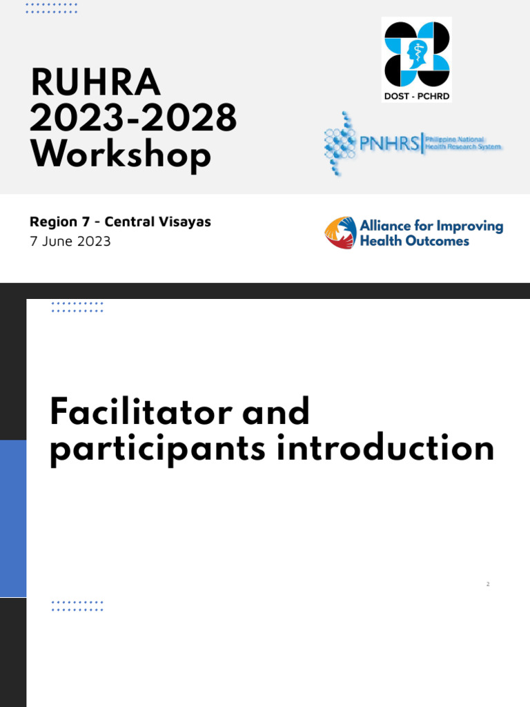 NUHRA 4 Region 7 Workshop - Master Slide Deck | PDF