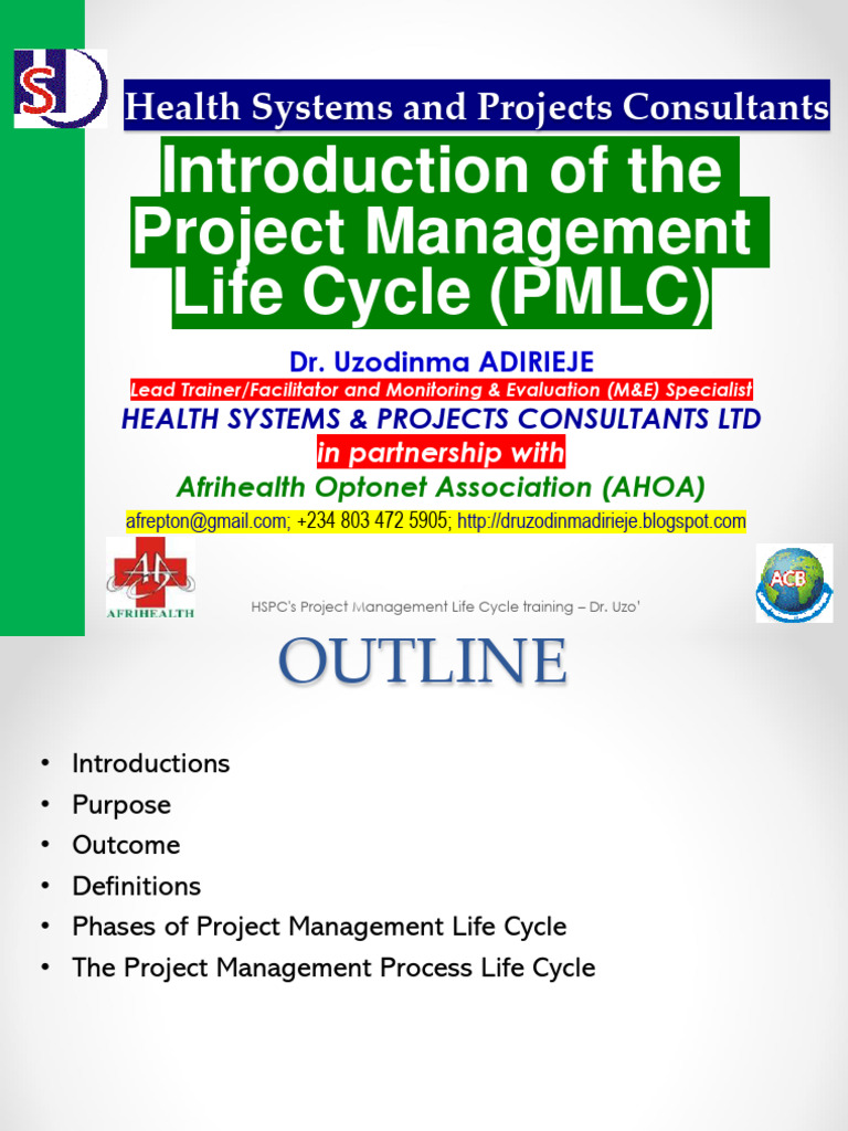 presentation_Project Mgmt Life Cycle, HSPC Nigeria, 10-June-22 - Dr ...