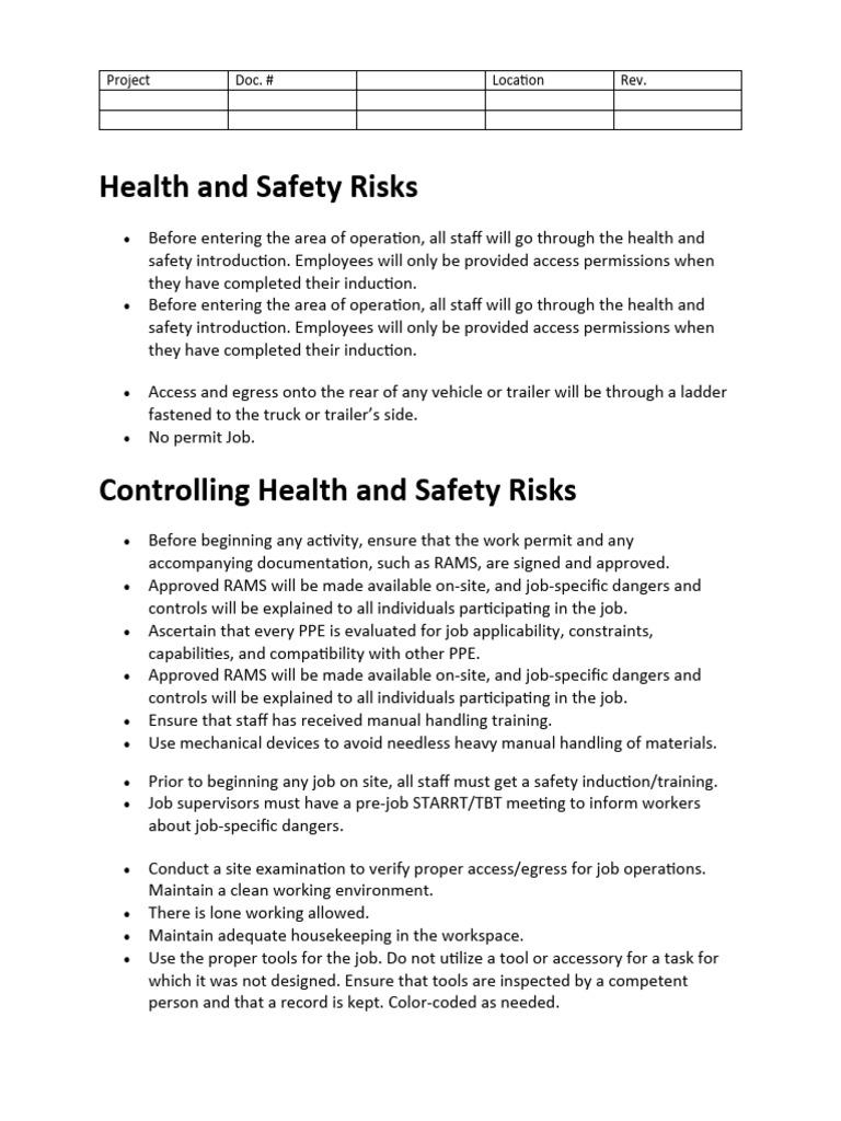 Method Statement For Suspended Ceiling Installation | PDF