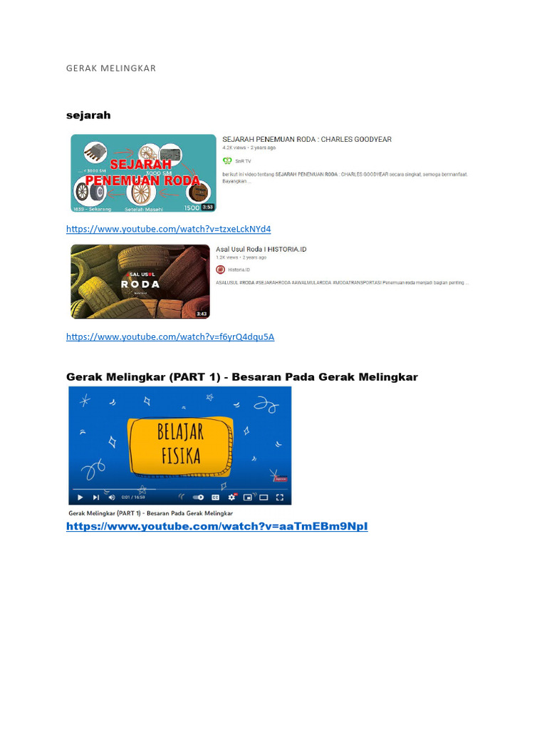 Tutorial GTM GTM Campur Fisika | PDF