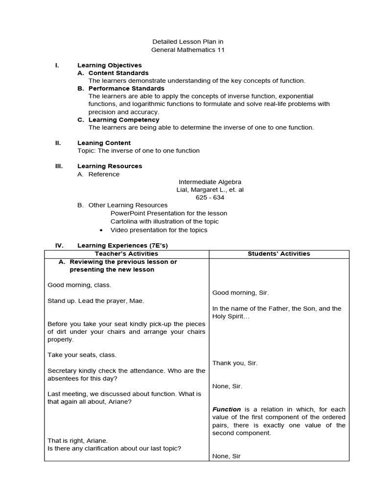Inverse Function | Download Free PDF | Function (Mathematics) | Learning Inverse Function | Download Free PDF | Function (Mathematics) | Learning