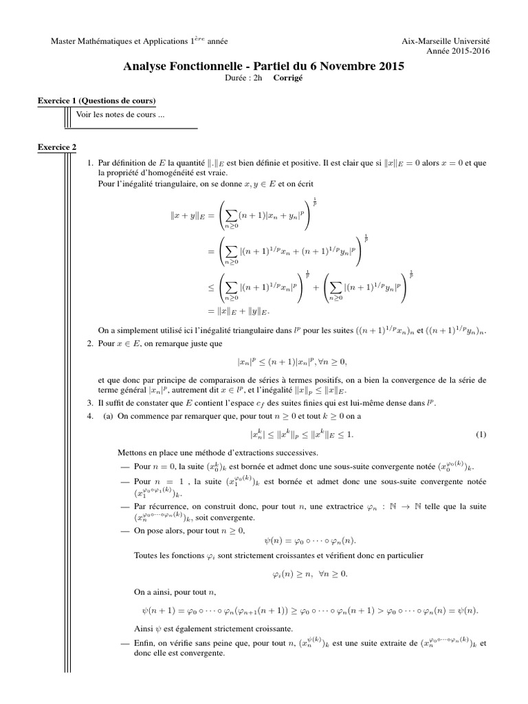 Ana Fonc Exam 2 Corr | PDF