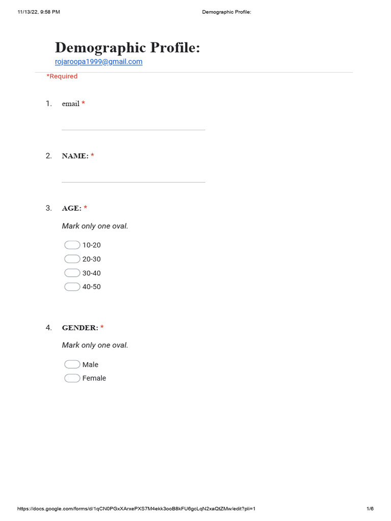 Untitled Form - Google Forms 1111 | PDF | Financial Markets | Business