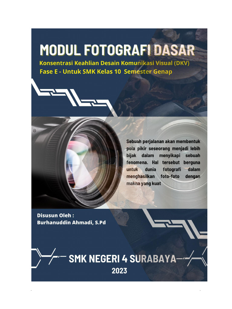 Modul Fotografi Dasar Kelas 10 DKV | PDF | Seni