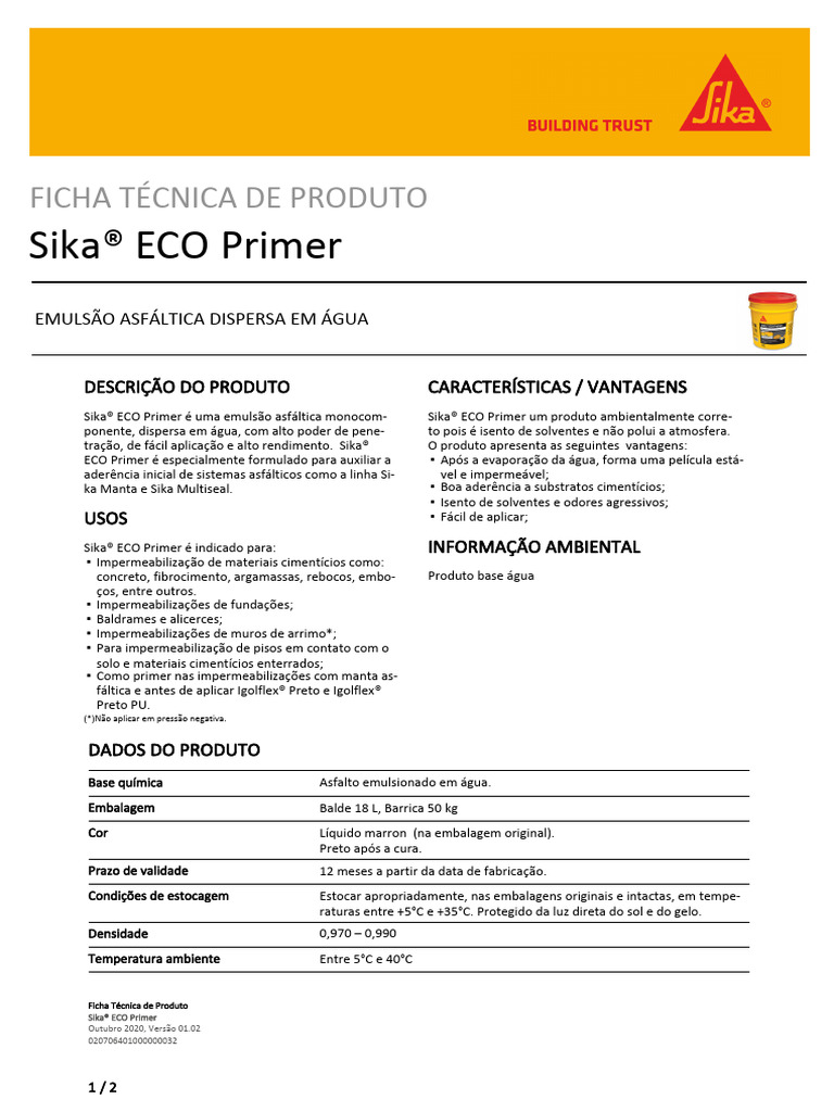 Sikabit Primer Eco | PDF