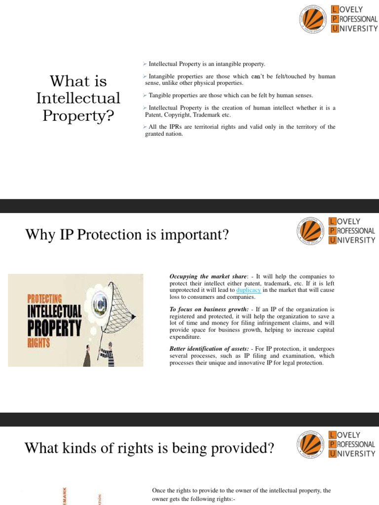 What Is Intellectual Property? | PDF