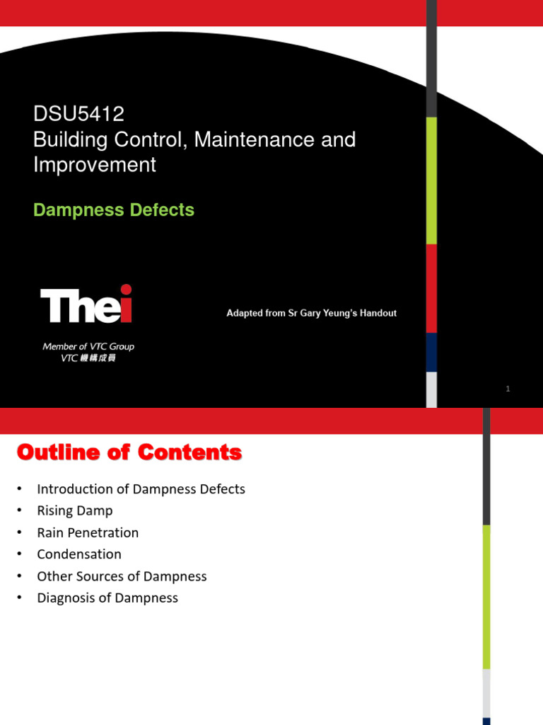 Lecture 4_Dampness Defects | PDF