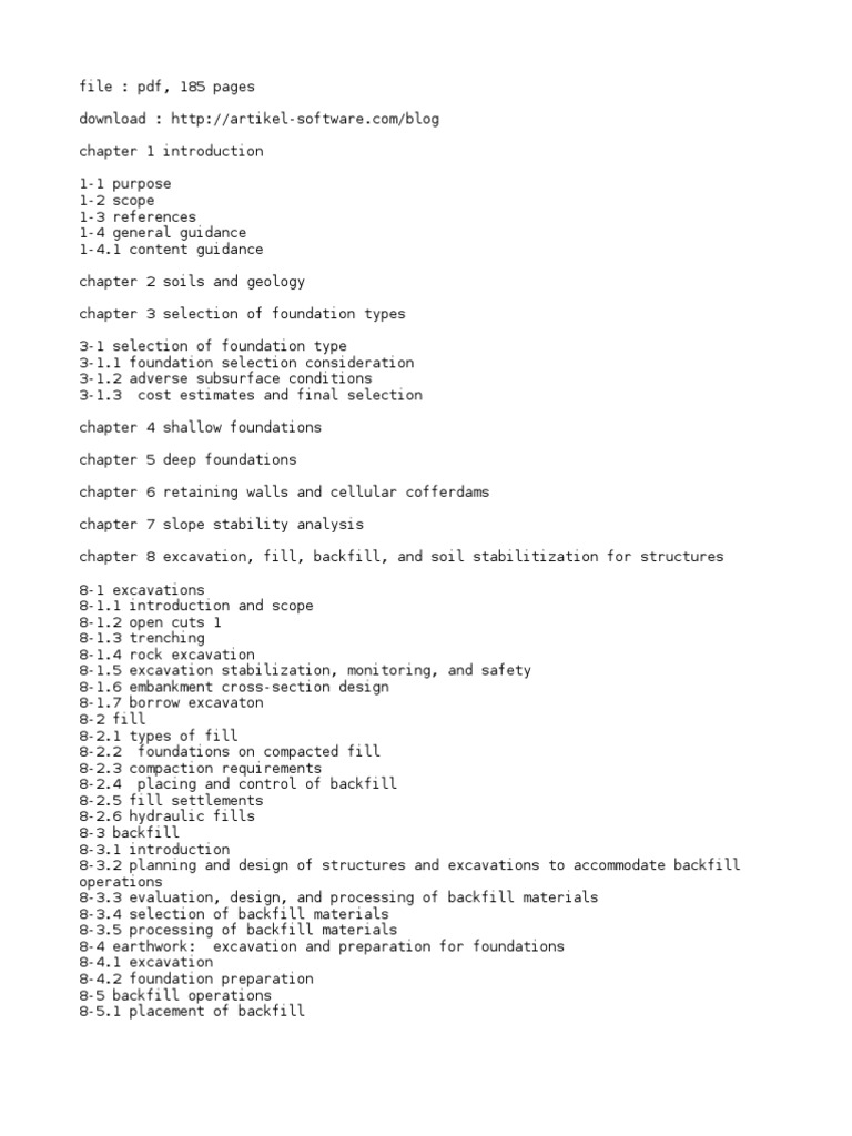 Geotechnical Engineering Procedures For Foundation Design of Buildings ...