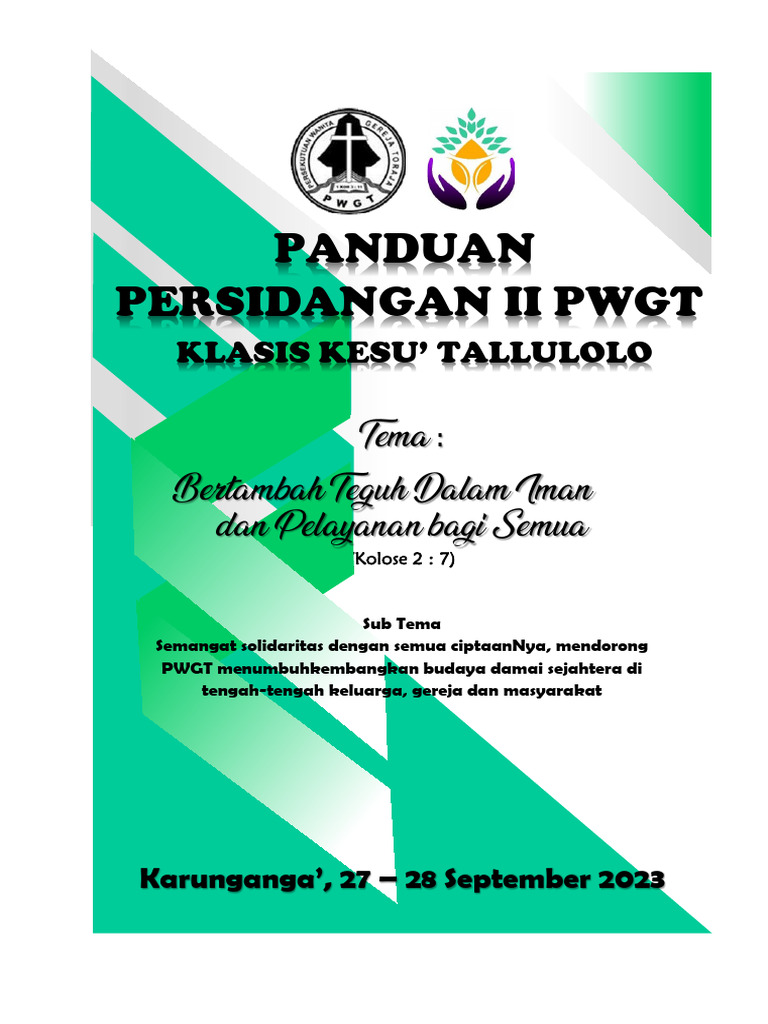 Panduan Persidangan II PWGT KesTaL | PDF